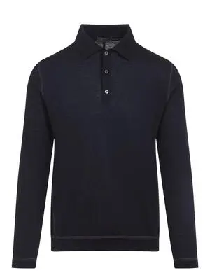 Prada Polo Sweater - Blue