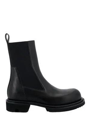 Rick Owens Gabe Leather Chelsea Boots - Black