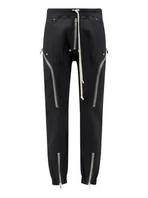 Rick Owens Heizer Cotton Cargo Pants - Black