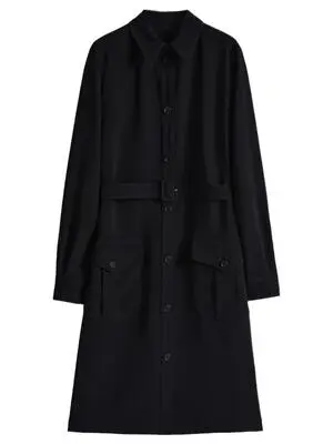 Aspesi Belted Shirt Dress - Black