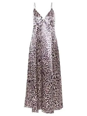Ulla Johnson Abstract Print Open Back Maxi Dress - Multicolor