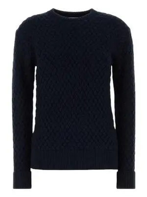 Bottega Veneta Long Sleeved Crewneck Jumper - Black