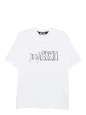 JUST CAVALLI Floral-print T-shirt