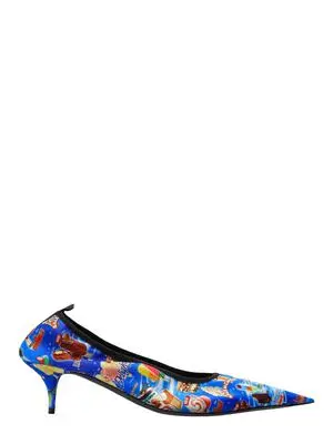 Balenciaga Avenue Pointed Toe High Heel Pumps - Multicolor