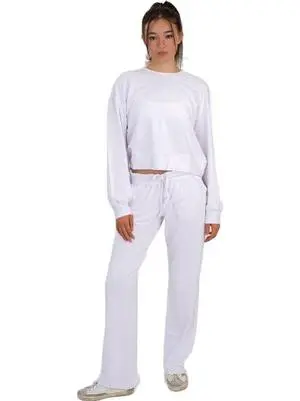 ON/OFF ESSENTIALS The Solace Wide Leg Sweatpant - Gray