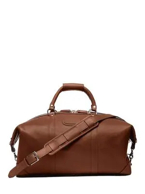 KORCHMAR Twain 22" Leather Weekender - Brown
