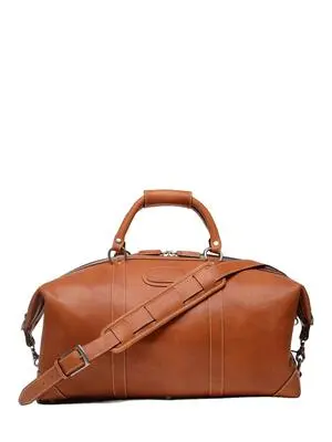 KORCHMAR Korchmar Twain 22" Leather Weekender Pebbled_tan