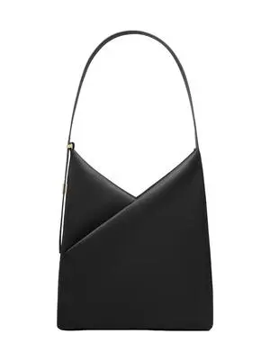 LUX AND NYX Origami Hobo Bag With Detachable Laptop Sleeve - Black
