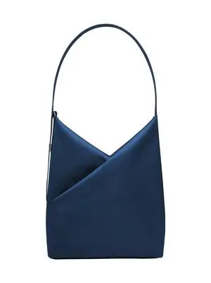 LUX AND NYX Origami Hobo Bag With Detachable Laptop Sleeve - Navy