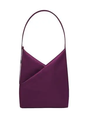 LUX AND NYX Origami Hobo Bag With Detachable Laptop Sleeve - Wine
