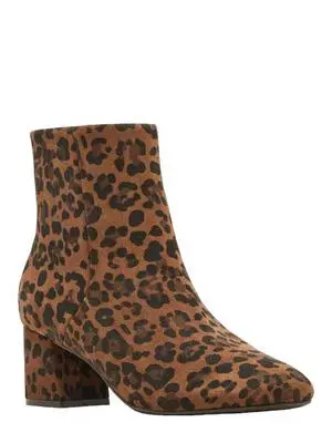 Blondo Alida Waterproof Suede Ankle Bootie - Leopard Su