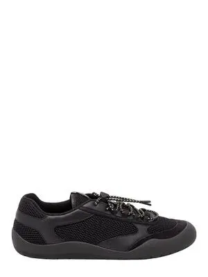 Prada PRADA Speedrock Leather And Mesh Sneakers Multicolor