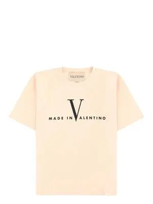 Valentino Garavani Made In -print T-shirt - White