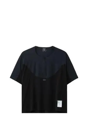 Satisfy Justice Trail Half-zip T-shirt - Black