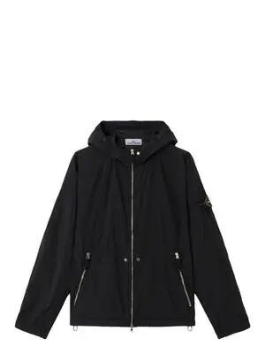 Stone Island Nylon Metal Econyl Hooded Jacket - Black