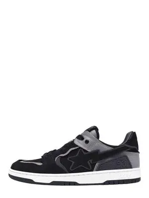 A BATHING APE Sk8 Sta #6 Sneakers - Black