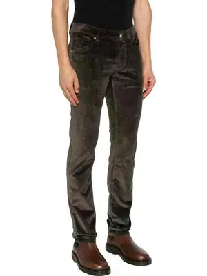 Jacob Cohen Nick Corduroy Slim-fit Trousers - Brown