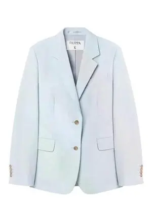 Filippa K Single-breasted Notched-lapels Blazer - Blue