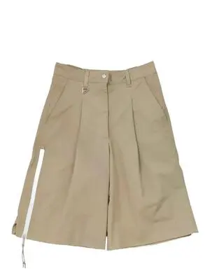 Nike Pleated Zip-detail Shorts - Neutrals