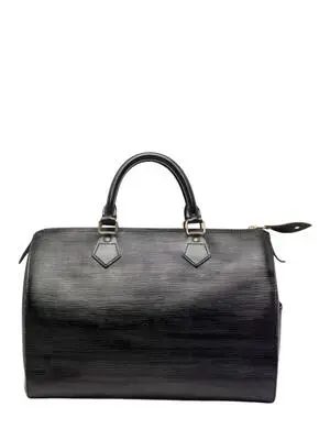 LOUIS VUITTON Epi Speedy 30 Boston Bag - Black