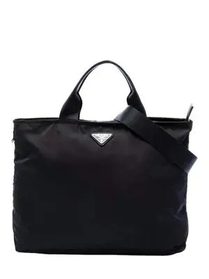 Prada Tessuto Satchel - Black