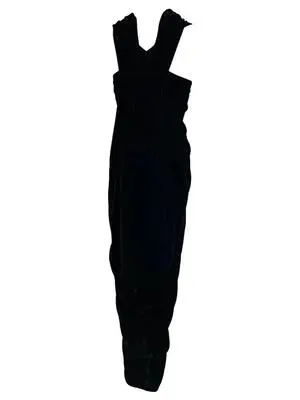 RICK OWENS Rick Owens Vintage Black Velvet Maxi Dress
