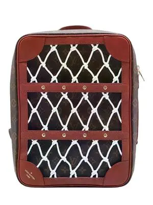 LOUIS VUITTON 2021 Nba Monogram Shoe Box Backpack - Brown