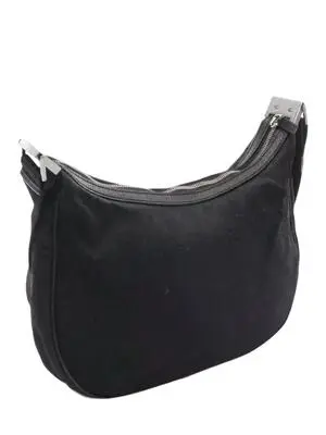 Gucci Gg Canvas Shoulder Bag - Black