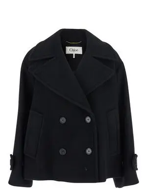 Chloé Ma96 Double-breasted Coat - Multicolor