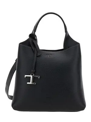TOD'S Black Leather Mini Handbag - Multicolor