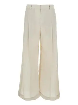 BRUNELLO CUCINELLI BRUNELLO CUCINELLI Wide Leg Pleated Trousers