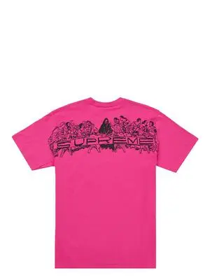 Supreme Supper Tee Shirt - Fuchsia