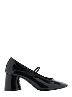 Khaite Lorimer Patent Leather Mary Jane Pumps - Black