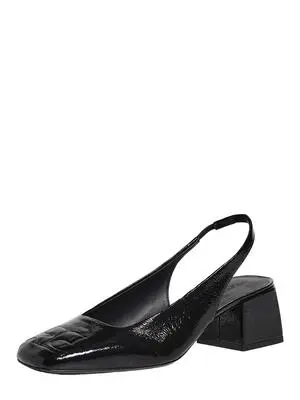 COURREGES Ac Shadow Slingback Heels - Black
