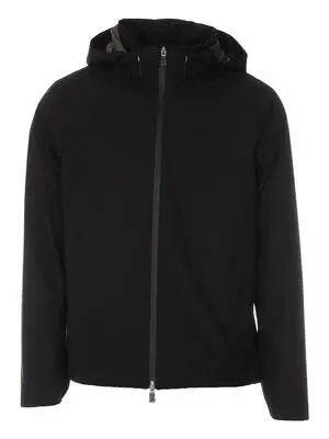 Herno Herno Zip-Up Hooded Jacket Black