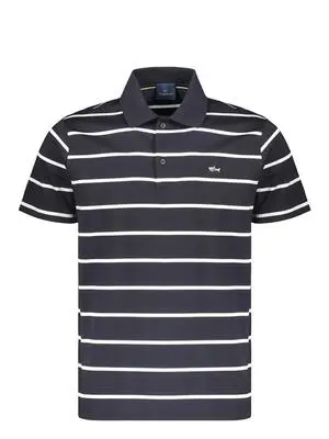 Paul & Shark Striped Polo T-shirt - Blue
