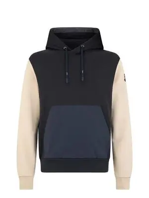 Herno Color Block Hooded Sweatshirt - Blue