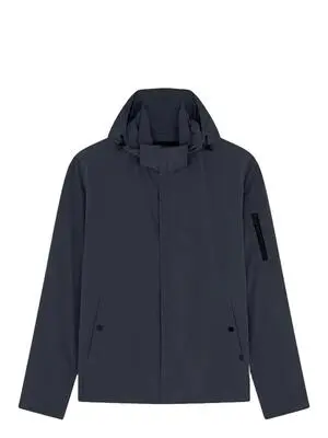 Paul & Shark Lightweight Jacket With Drawstring Hood - Gray