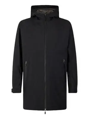 Herno Hooded Parka Coat - Black