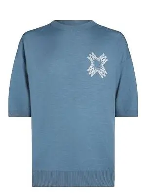Amiri Wool Viscose Sweater - Blue