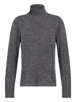 Barena Venezia Wool And Polyamide Turtleneck Sweater - Grey