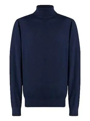 YES ZEE BY ESSENZA Turtleneck Knit Sweater - Navy