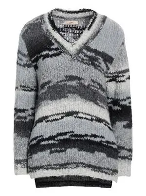 CARLA G. Wool, Polyacrylic, Alpaca Wool, Polyamide Sweater - Grey