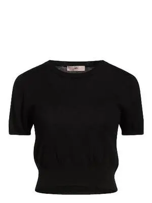 CARLA G. CARLA G. Merino Wool Cropped Crewneck Sweater
