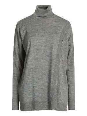 ALLSAINTS Mélange Wool Turtleneck Sweater - Grey