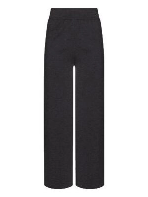 Alpha Studio Merino Wool Wide-leg Pants - Grey