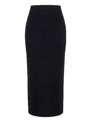 Alpha Studio Merino Wool Midi Skirt - Blue