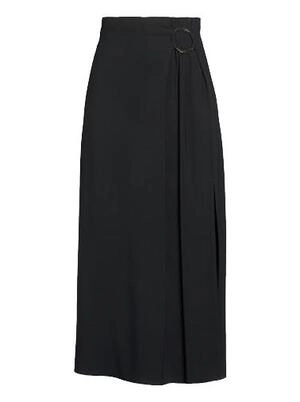 CARLA G. Midi Skirt - Black