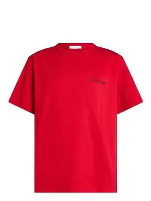 Helmut Lang T-shirt Size Cotton - Red
