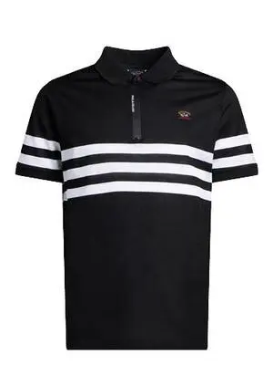 Paul & Shark Polo Shirt Size Cotton - Black